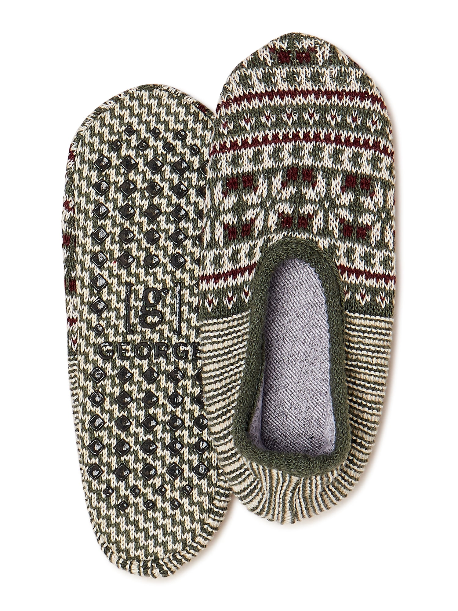 George Men's Slipper Socks, 1-Pack - Walmart.com