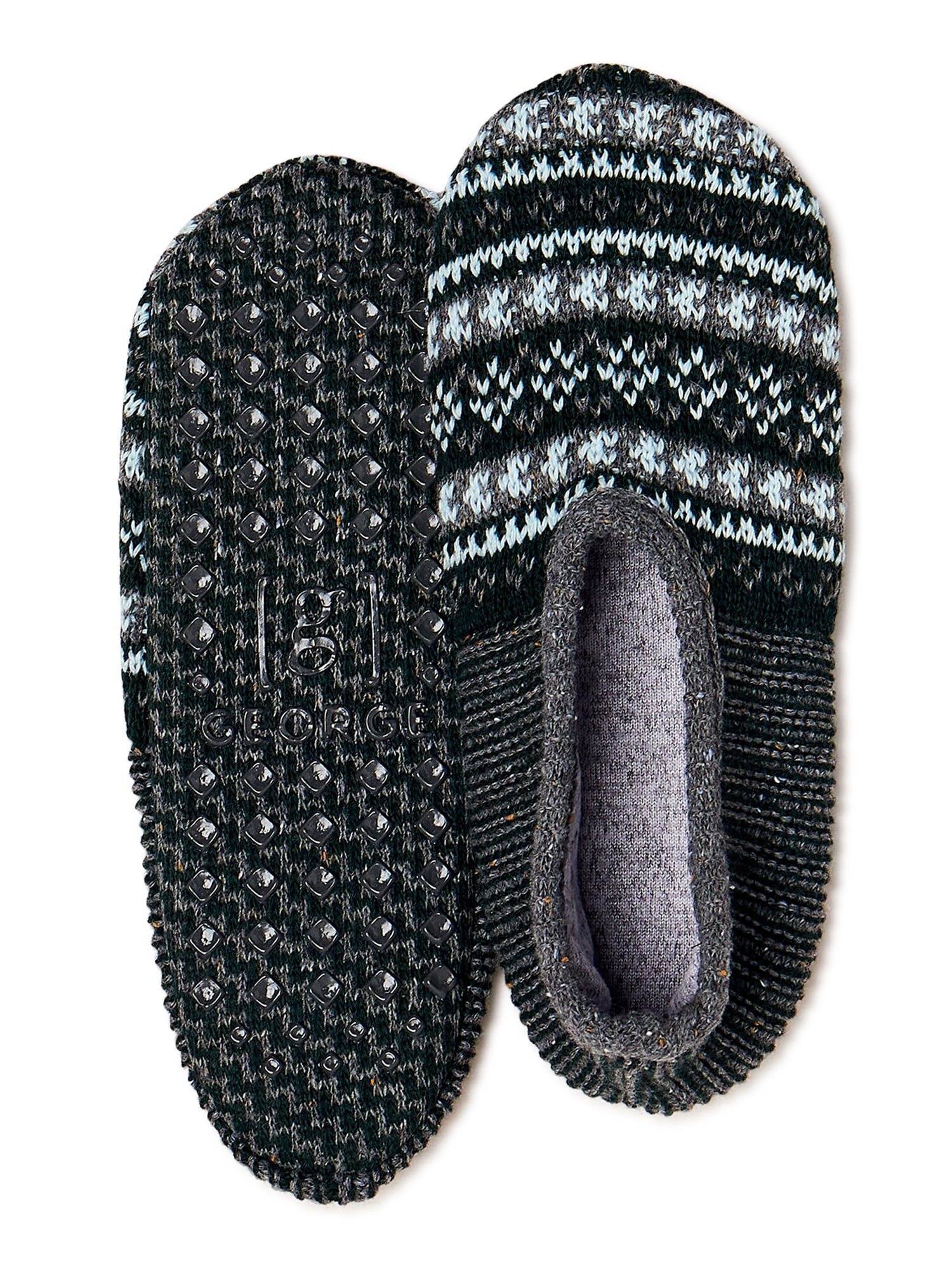 George Men's Slipper Socks, 1-Pack - Walmart.com