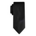 George Men's Solid Black Slim Necktie, One Size - Walmart.com