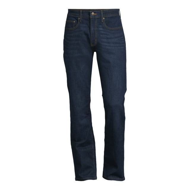 George Men's Straight Leg Jeans - Comfortable Stretch Denim - Versatile ...