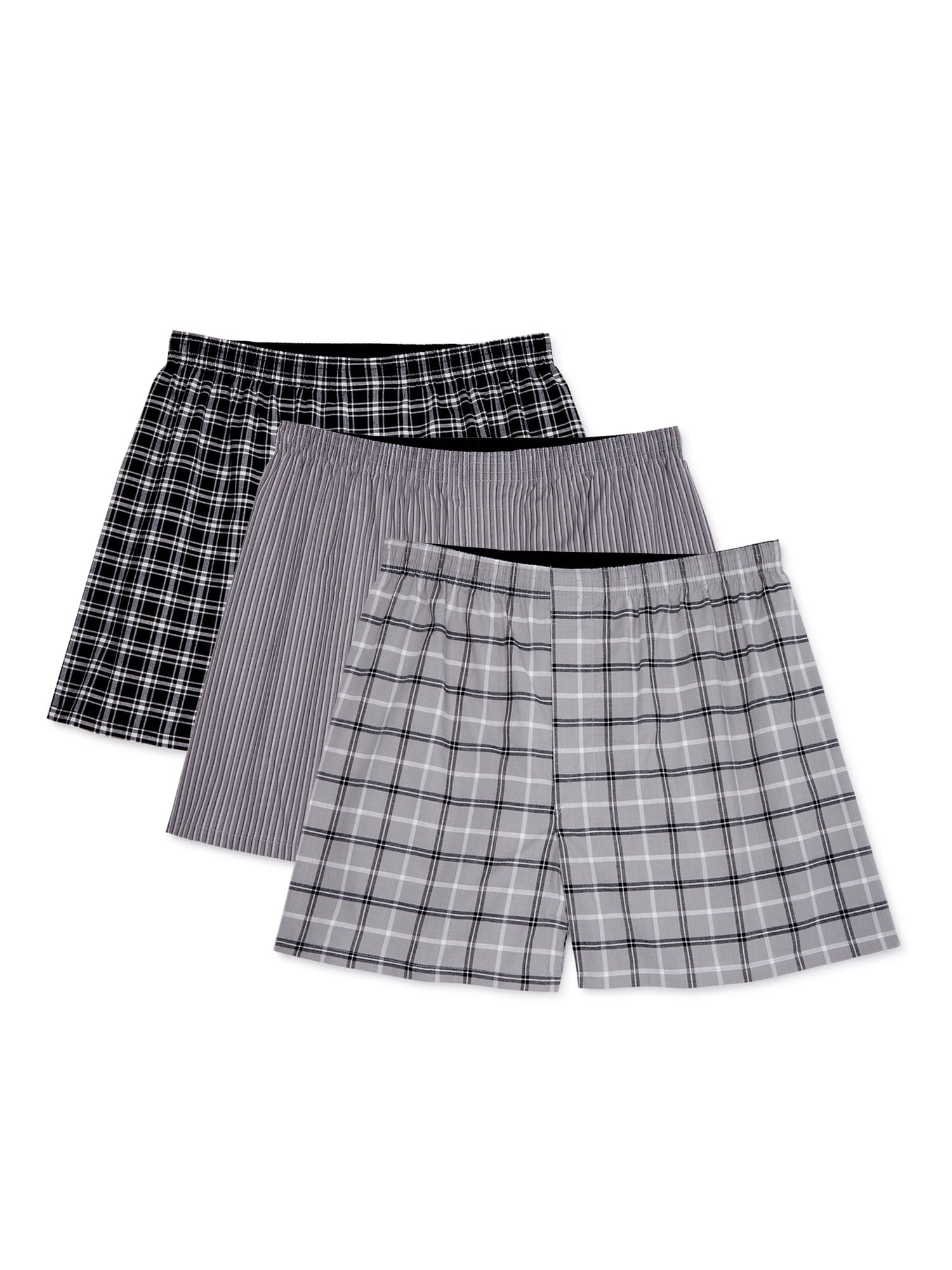 George Men's Stretch Boxer, 3 Pack - Walmart.com