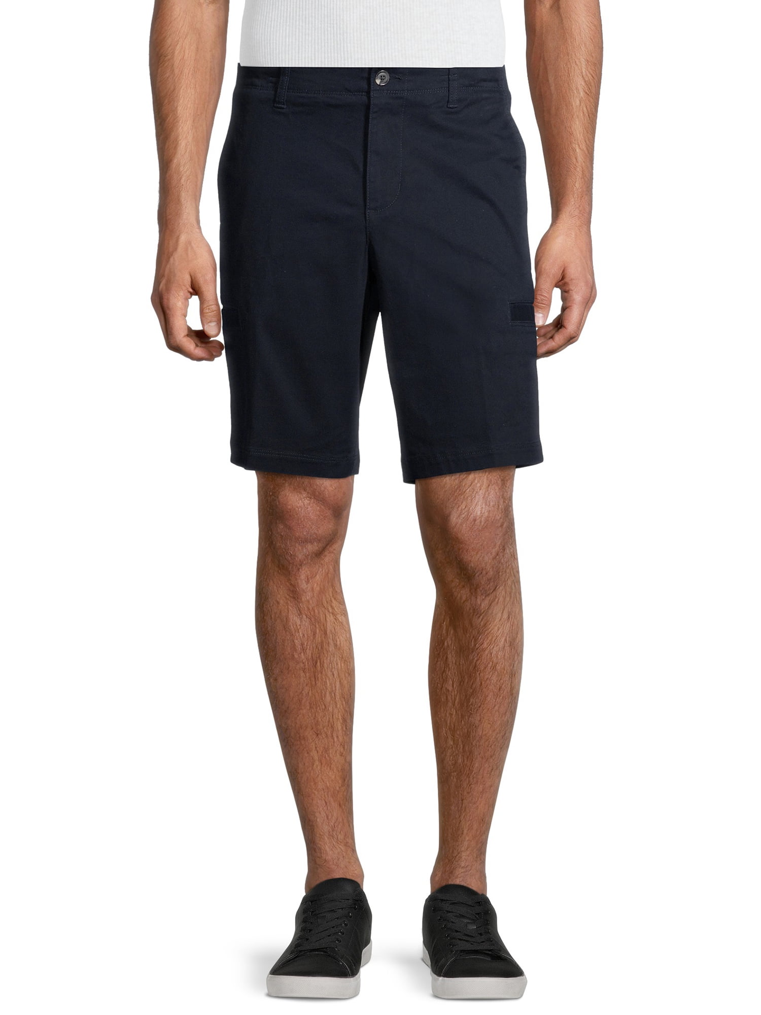 George Men's Tech Cargo Shorts with Pockets, Cotton Blend, Machine ...