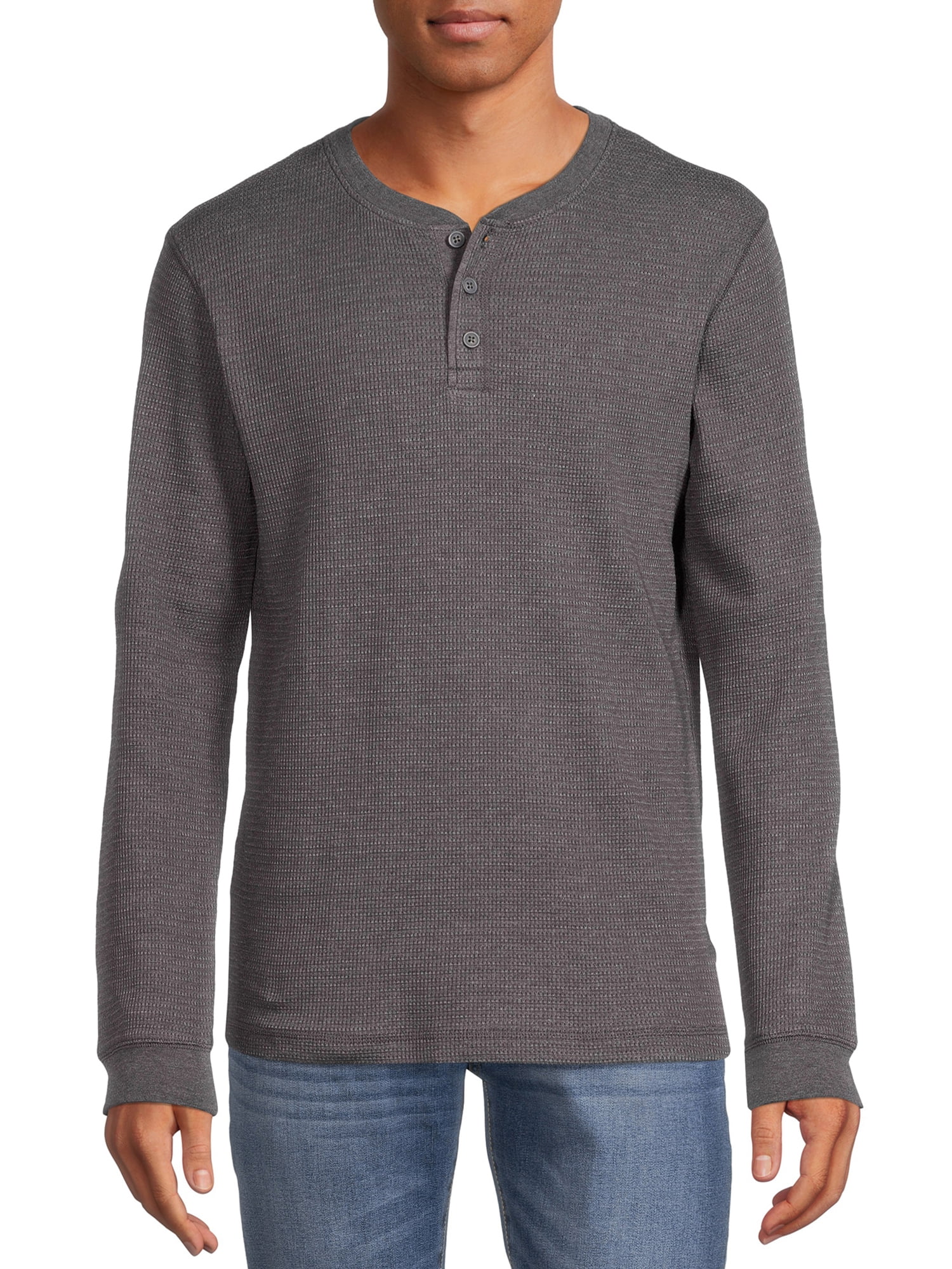 George Men's Thermal Henley - Walmart.com