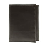 George Men's Trifold Wallet Brown Leather with Credit Card Slots and ...