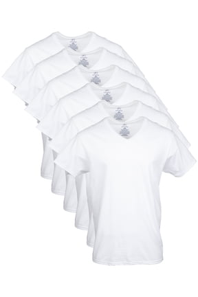 Men's White V Neck T Shirts Collection for Comfortable Style
