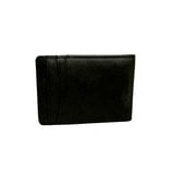 George Men's Wallet with Magnetic Tab, Black, Compact Design with Card ...