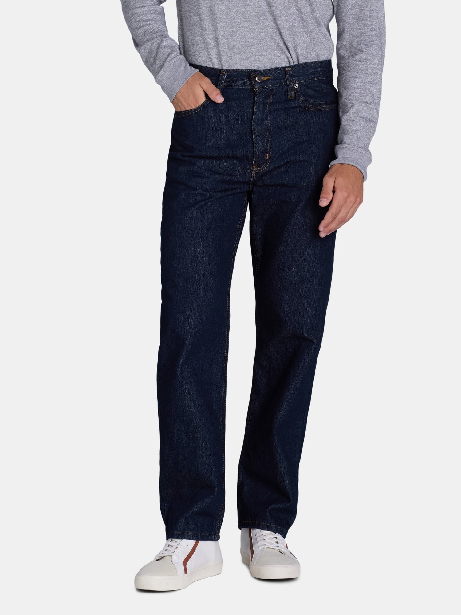 George Men's and Big Men's 100% Cotton Relaxed Fit Jeans - Walmart.com