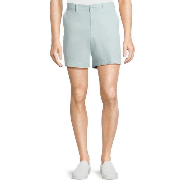 George Men's and Big Men's Flat Front Shorts, 7" Inseam, Sizes 28-54 ...
