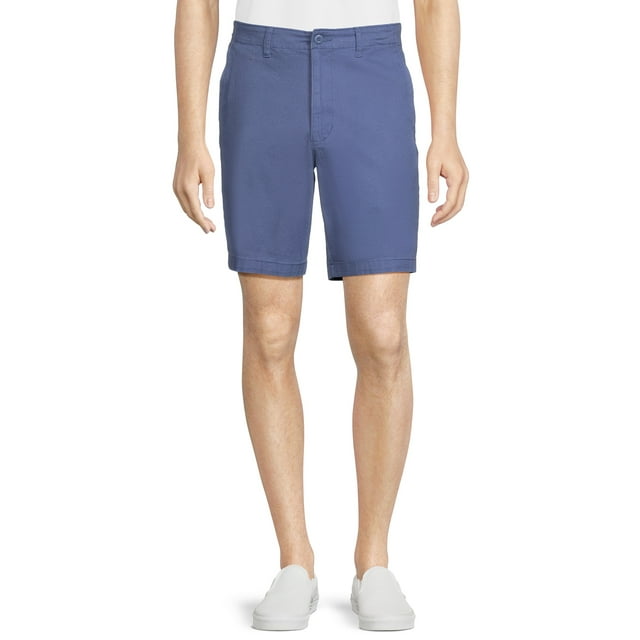 George Men's and Big Men's Flat Front Shorts, 9" Inseam, Sizes 28-54 ...