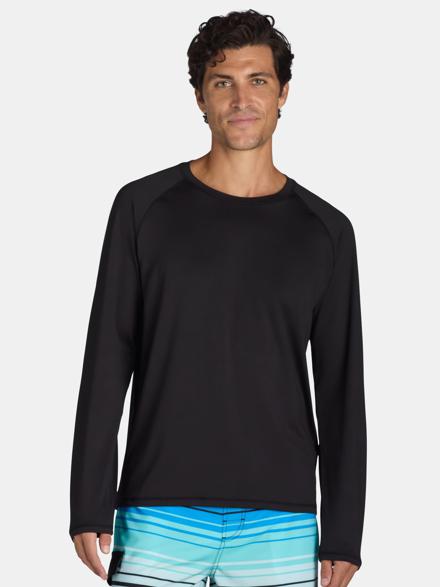George Men's & Big Men's Sun Shirt with Long Sleeves, UPF 50+, Sizes S-5XL - Walmart.com