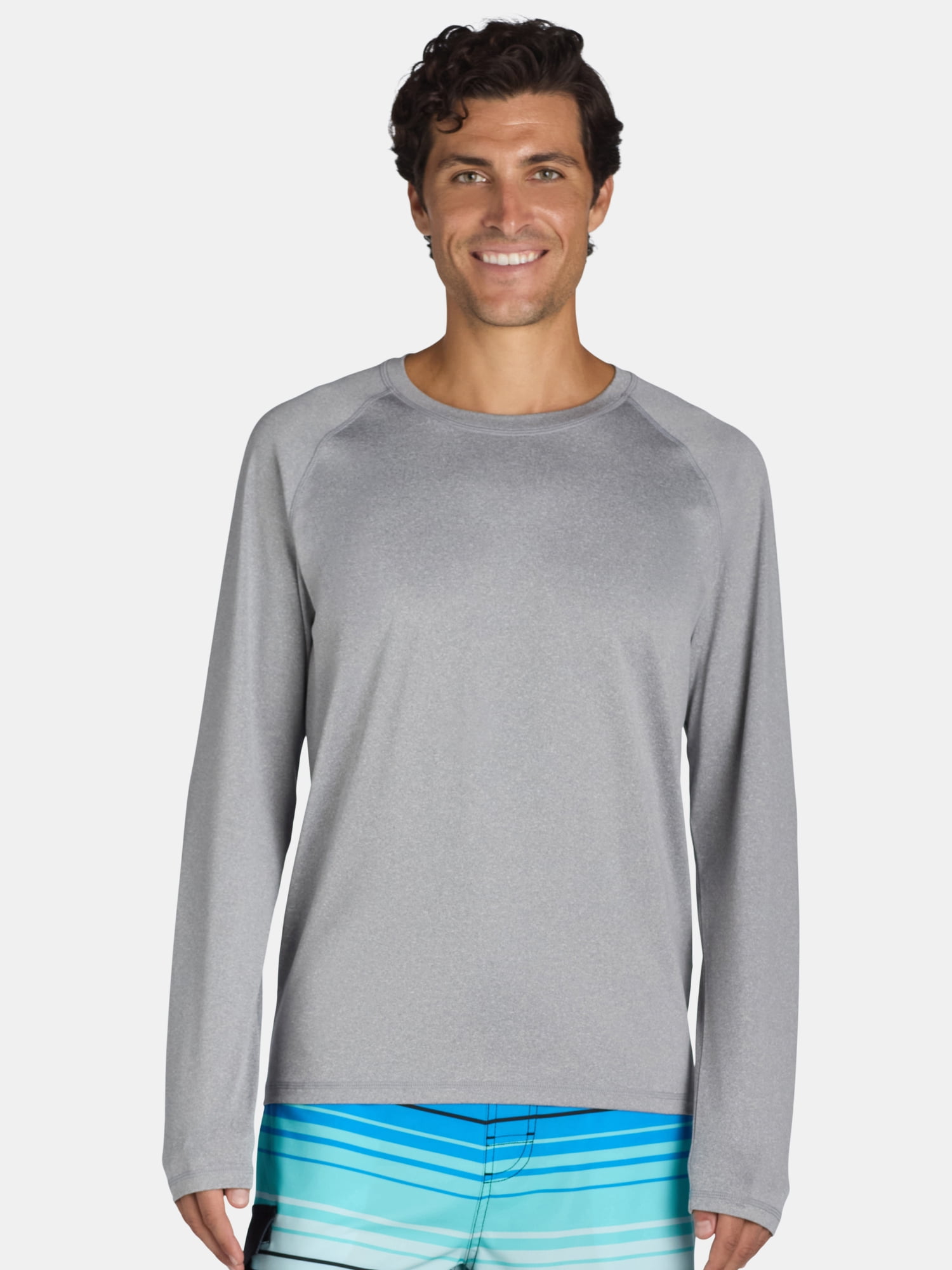 George Men's & Big Men's Sun Shirt with Long Sleeves, UPF 50+, Sizes S-5XL - Walmart.com