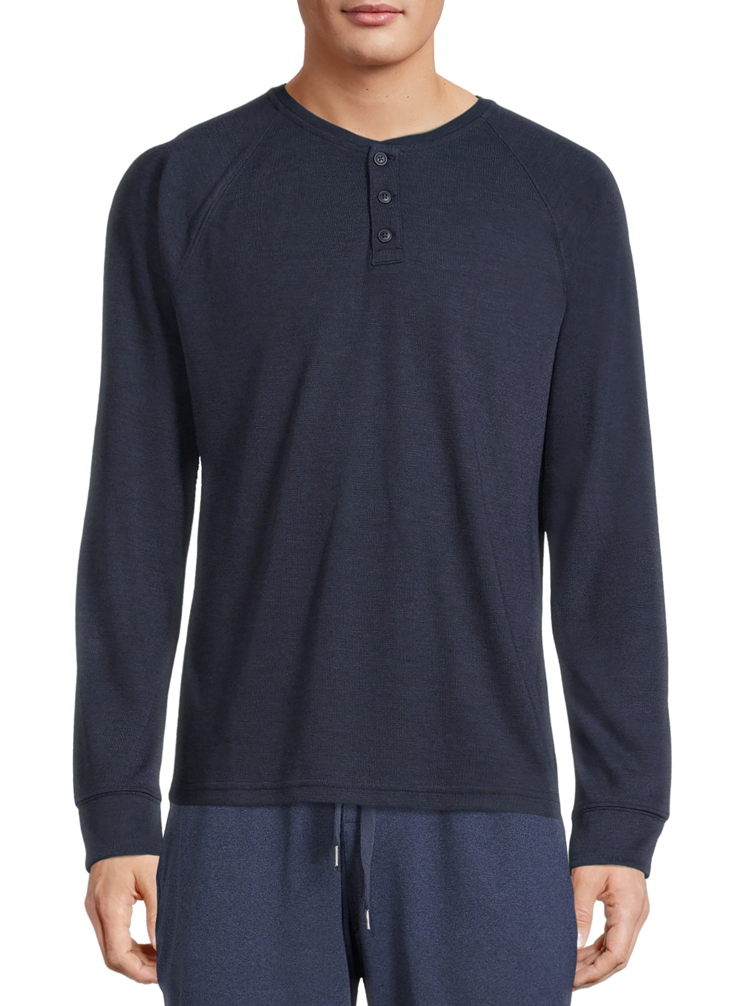 George men's Raglan Henley T-Shirt - Long Sleeve - Size 5XL - Walmart.com