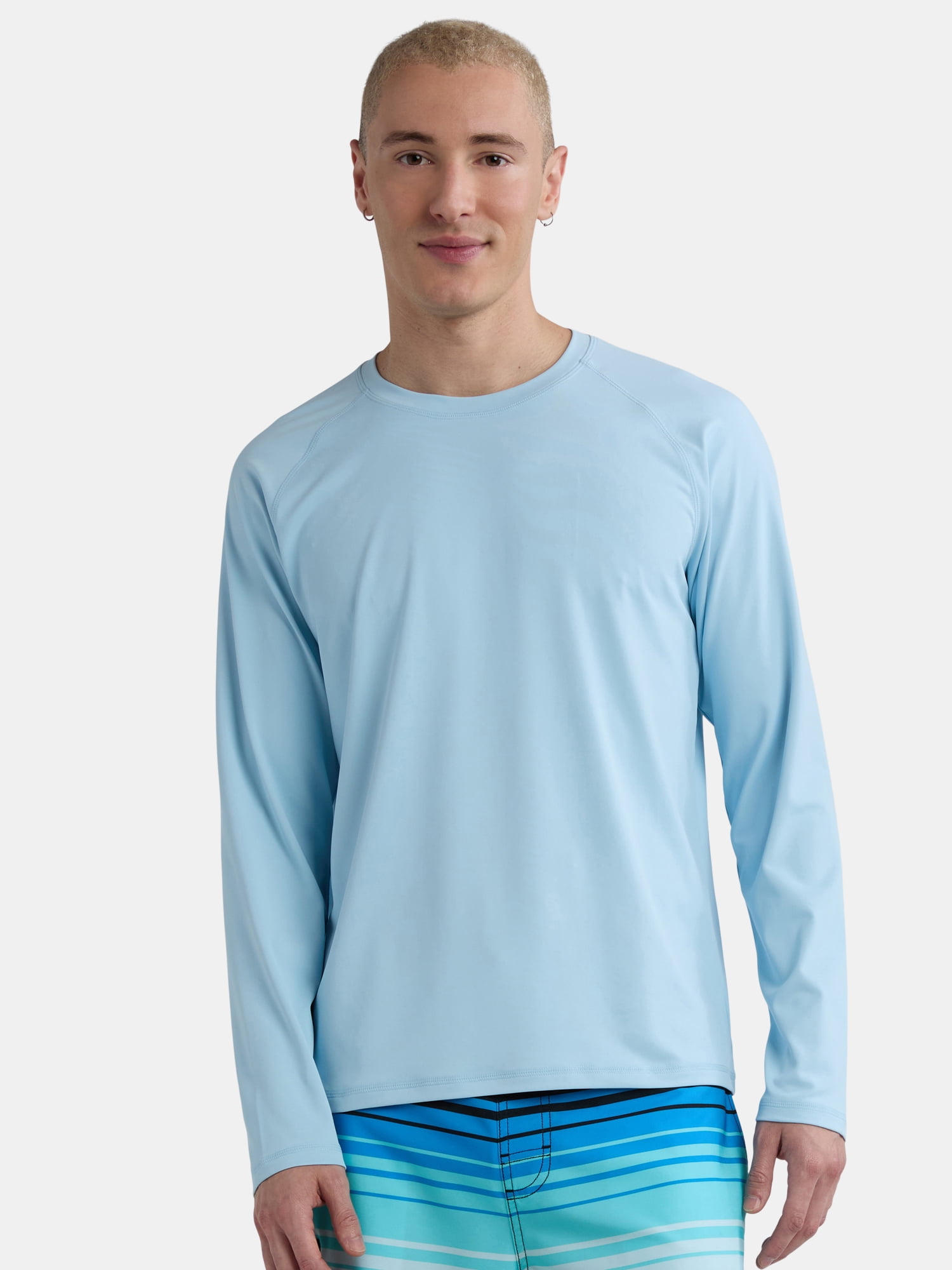 George Men's & Big Men's Sun Shirt with Long Sleeves, UPF 50+, Sizes S-5XL - Walmart.com