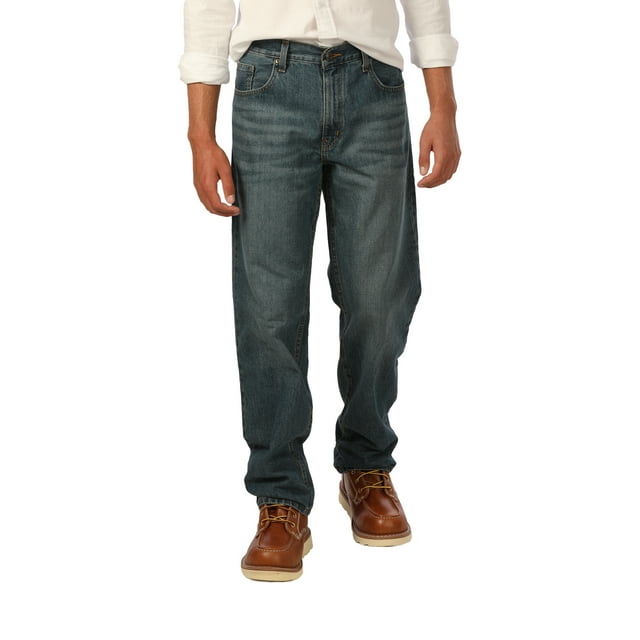 George Loose Fit men's Jeans - Classic Cotton Denim - Walmart.com