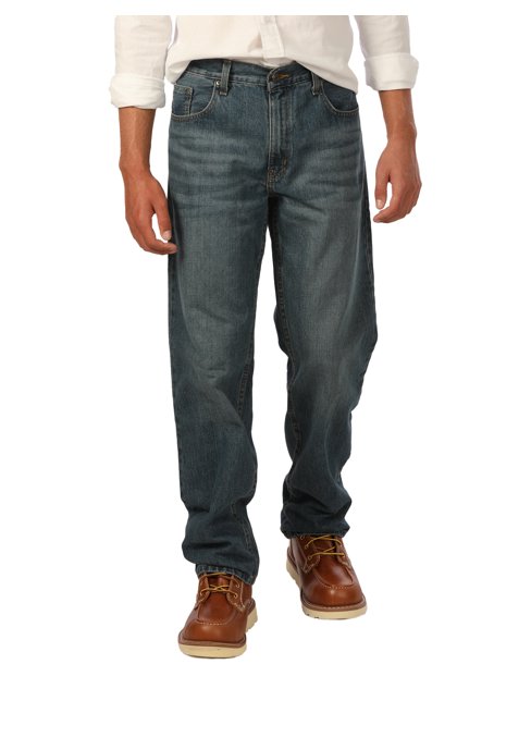 George Men's 100% Cotton Relaxed Fit Jeans, 2-Pack - Walmart.com