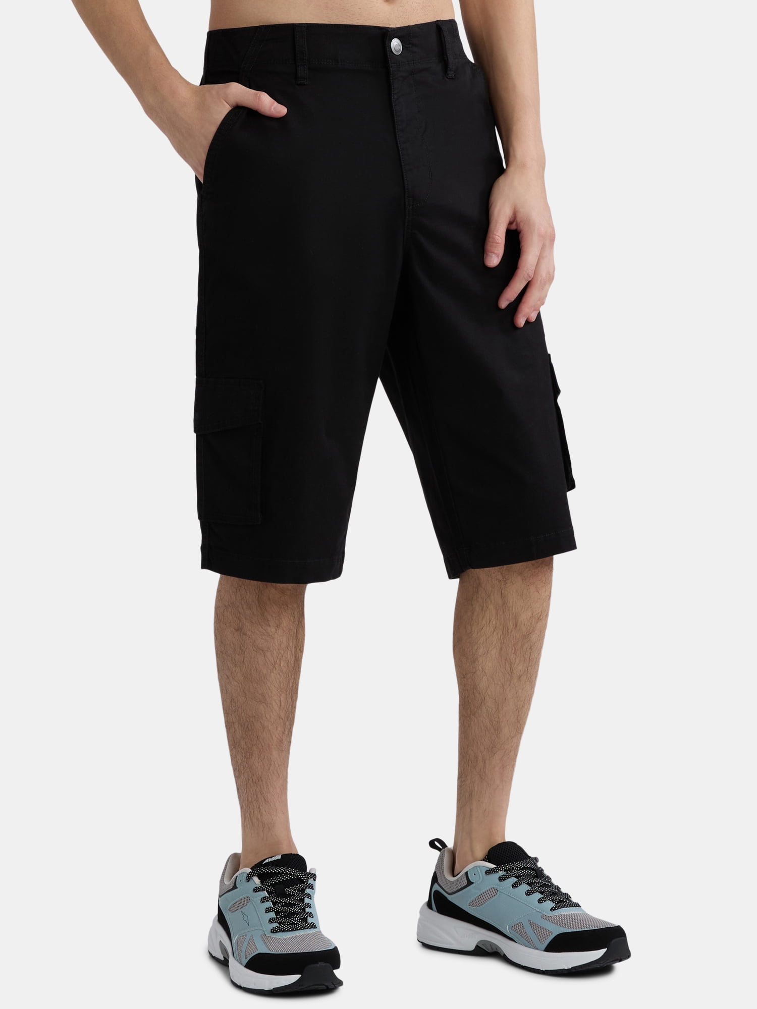George Men's & Big Men's Relaxed Fit Messenger Cargo Shorts, 14" Inseam ...