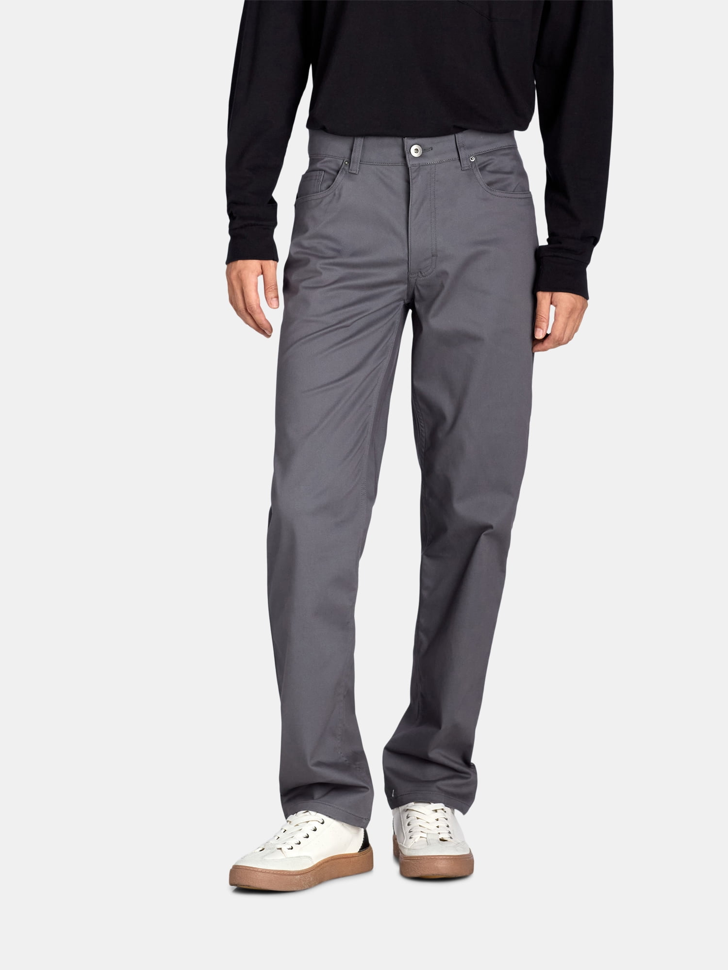 George Men's Premium 5 Pocket Pants, Sizes 29-44, Cotton Spandex ...