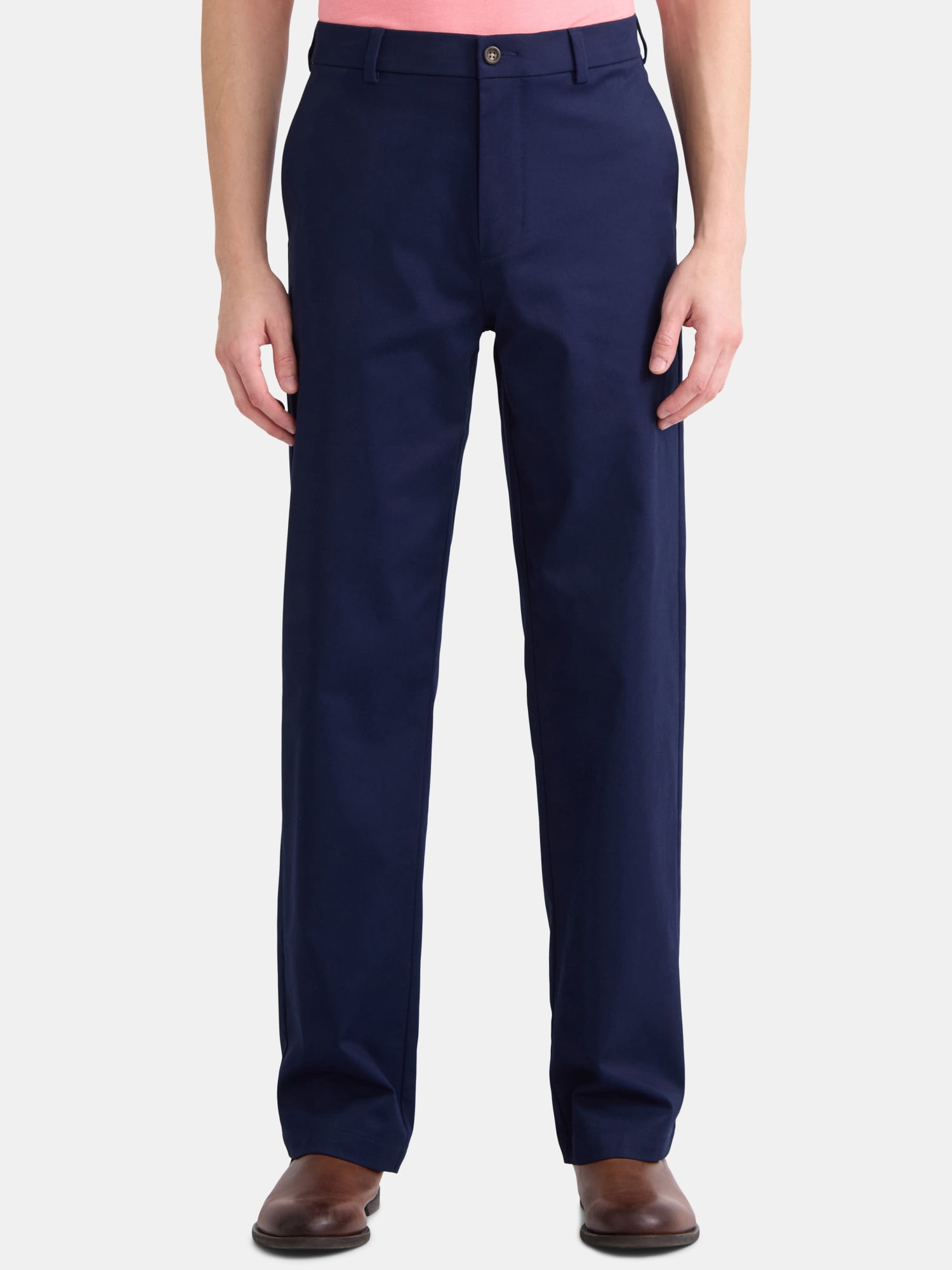 George Men's and Big Men’s Premium Regular Fit Khaki Pants, Sizes 30-54 ...