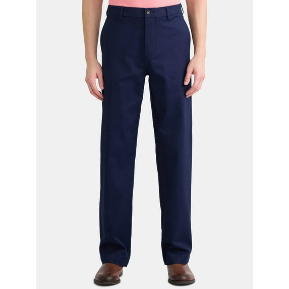 George men's Premium Regular Fit Khaki Pants - Walmart.com