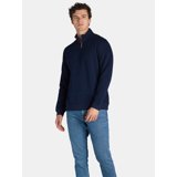 George Men's Quarter-Zip Pullover, Sizes S-3XL, Cotton Blend, Long ...