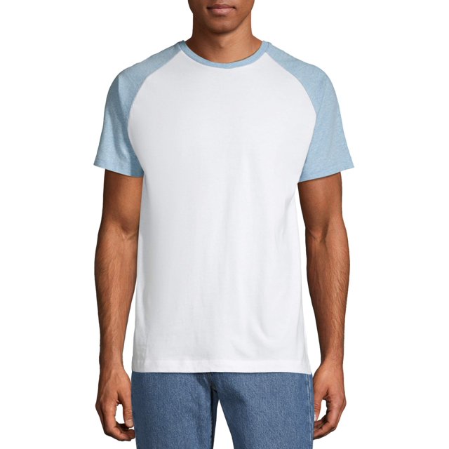 George Men's and Big Men's Raglan Ringer Tee, Up To Size 3XL - Walmart.com