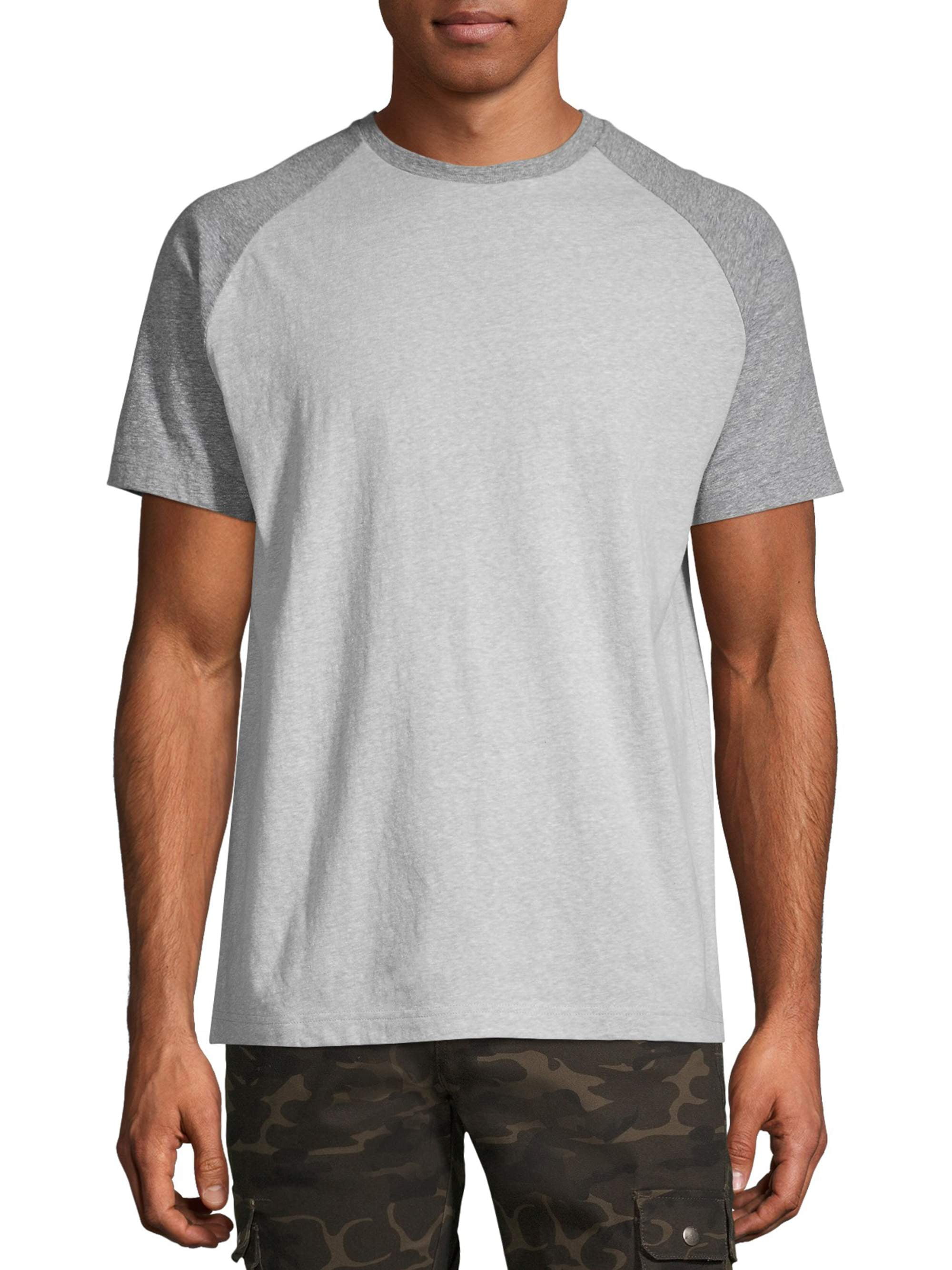 George Men's and Big Men's Raglan Ringer Tee, Up To Size 3XL - Walmart.com