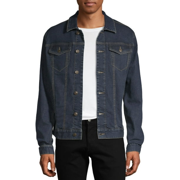 George Men's and Big Men's Stretch Denim Jacket - Walmart Business Supplies