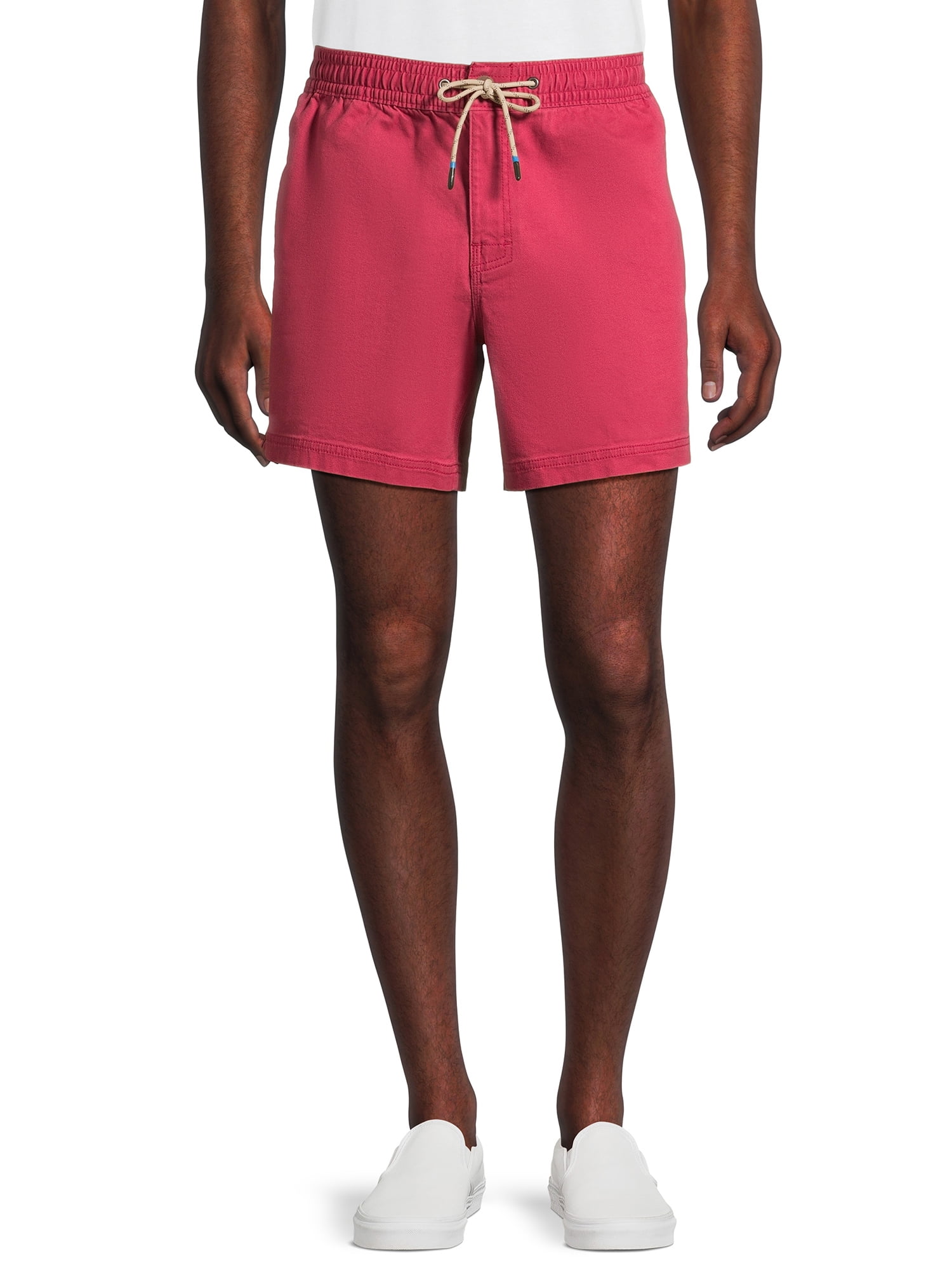 George Men's and Big Men's Twill Pull On Shorts with Drawstring Waist ...