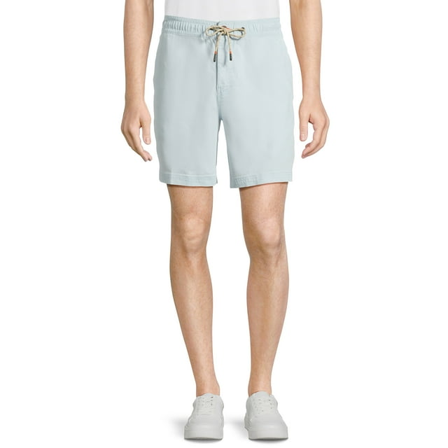 George Men's and Big Men's Twill Pull On Shorts with Drawstring Waist ...