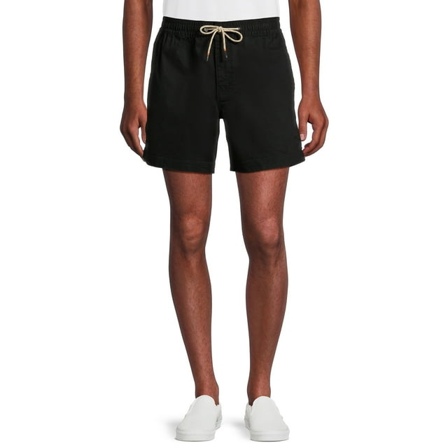 George Men's and Big Men's Twill Pull On Shorts with Drawstring Waist ...
