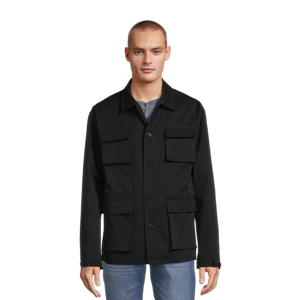 George Men’s and Big Men’s Utility Jacket, Sizes S-3XL - Walmart ...