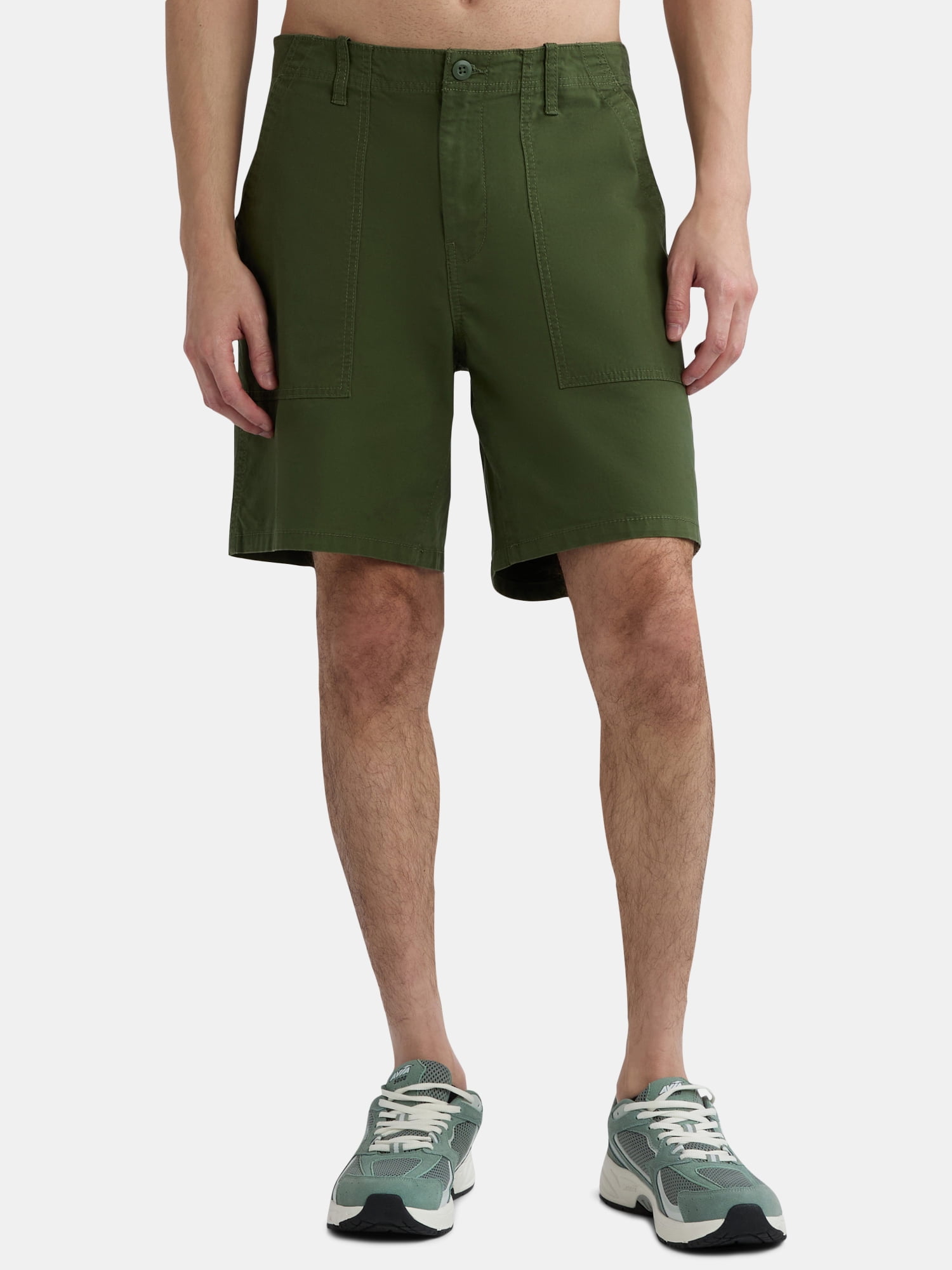 George Men's Utility Shorts, 10" Inseam, Cotton Spandex, Sizes 30-46 ...