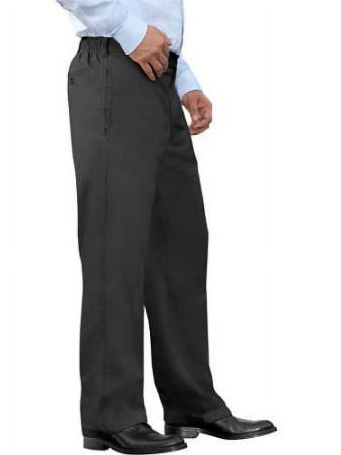 George Mens - Ge Elastic Flat Front Pant - Walmart.com