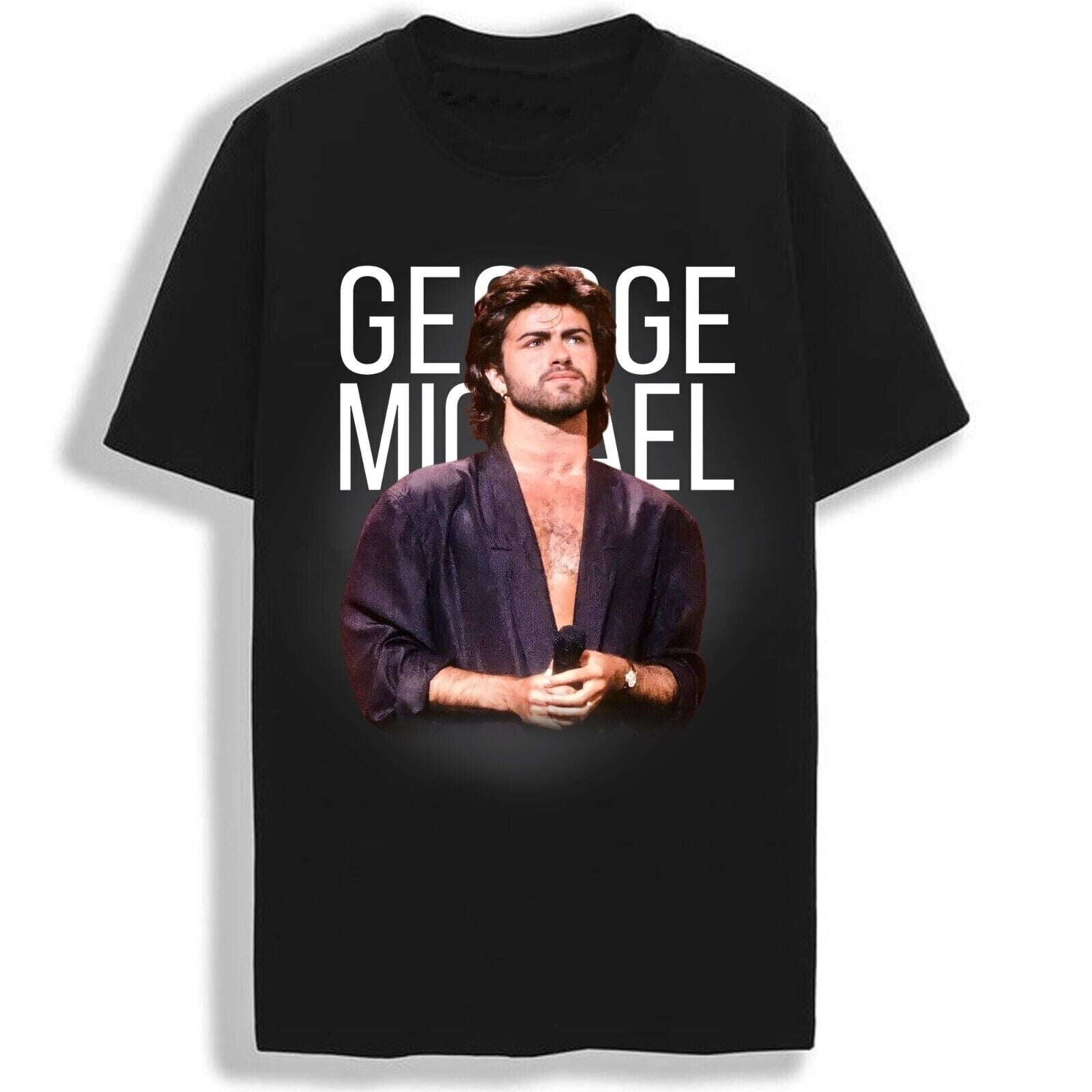 George Michael signature design Gift For Fans Black Shirt S-345XL- Free ...