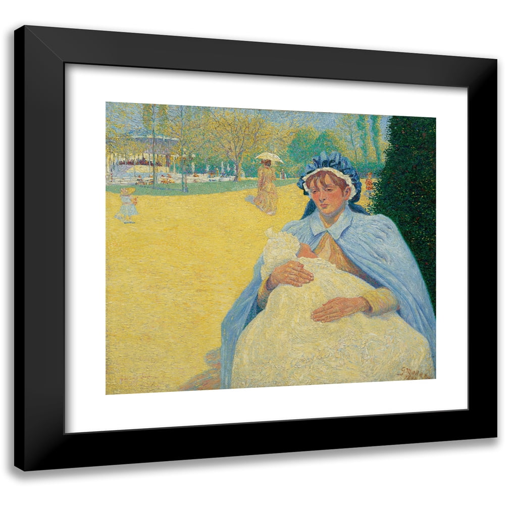 George Morren 22x20 Black Modern Framed Museum Art Print Titled - Le ...