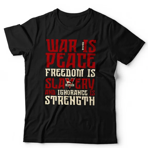George Orwell 1984 War Is Peace Big Brother INGSOC Retro Vintage Unisex ...