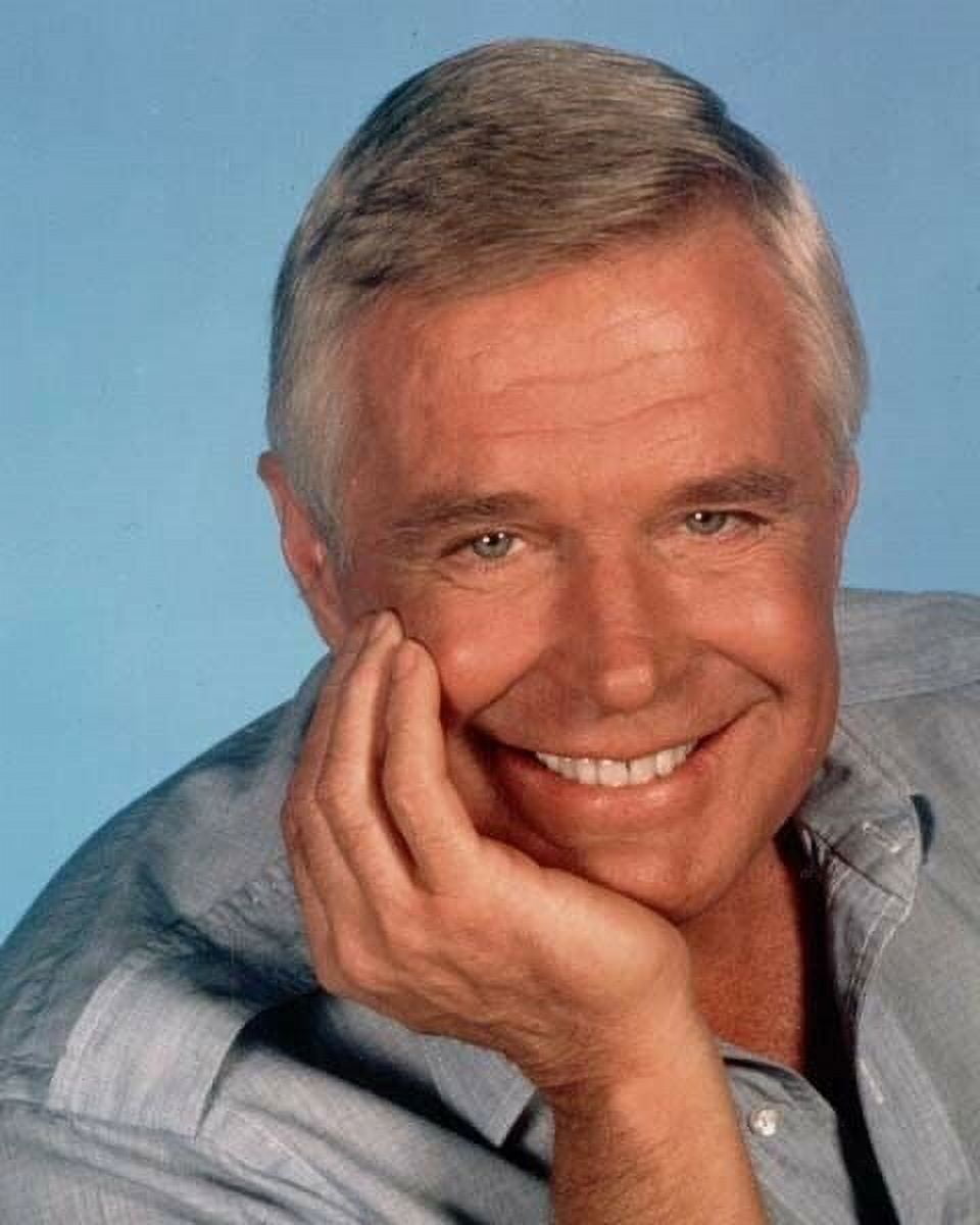 George Peppard with charasmatic smile as Hannibal Smith The A Team 8x10 ...