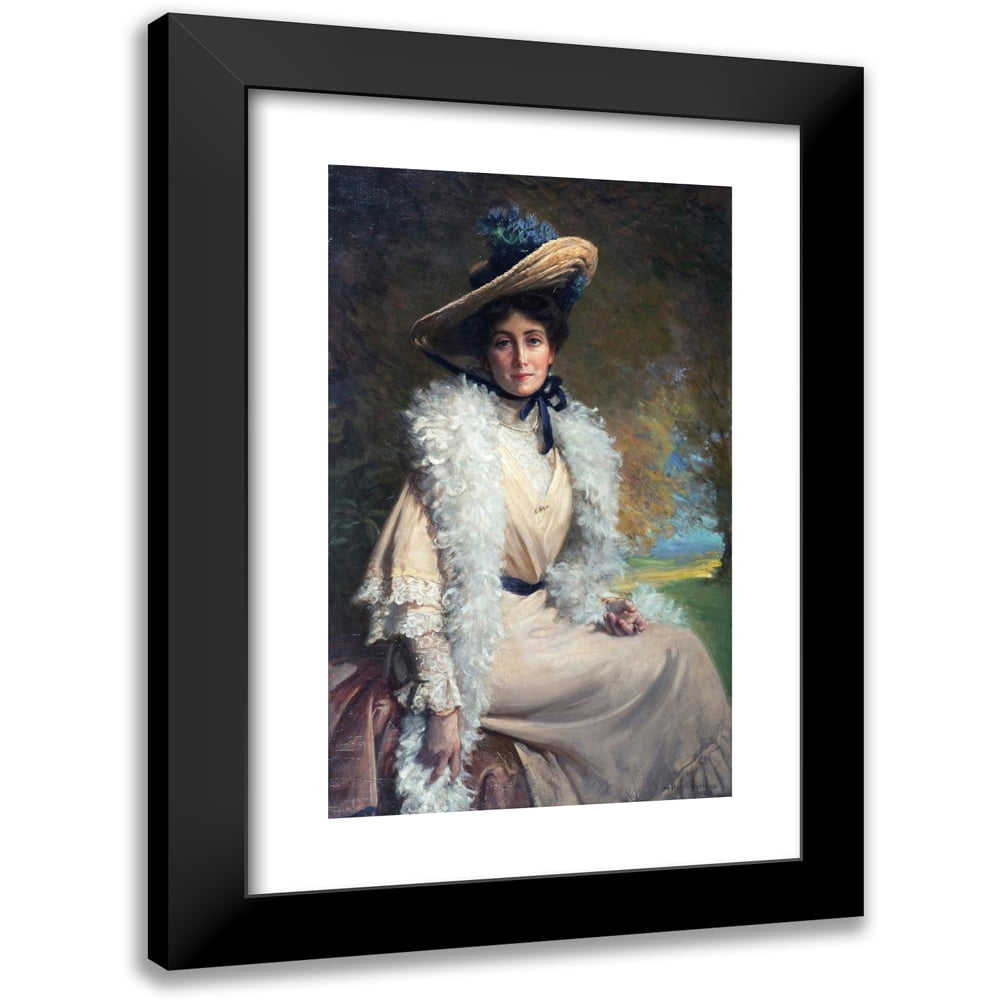 George Percy Jacomb-Hood 16x24 Black Modern Framed Museum Art Print ...
