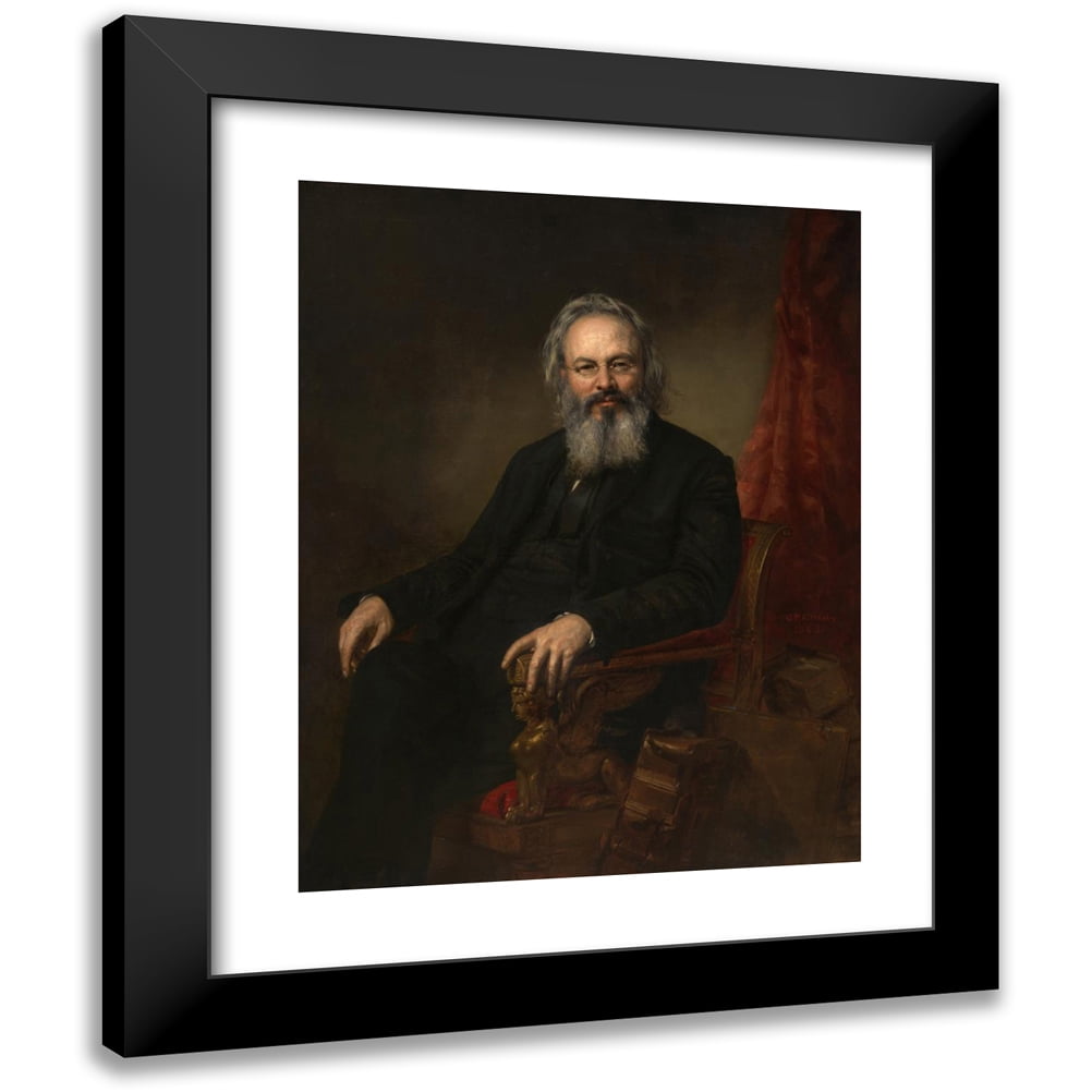 George Peter Alexander Healy 12x14 Black Modern Framed Museum Art Print ...