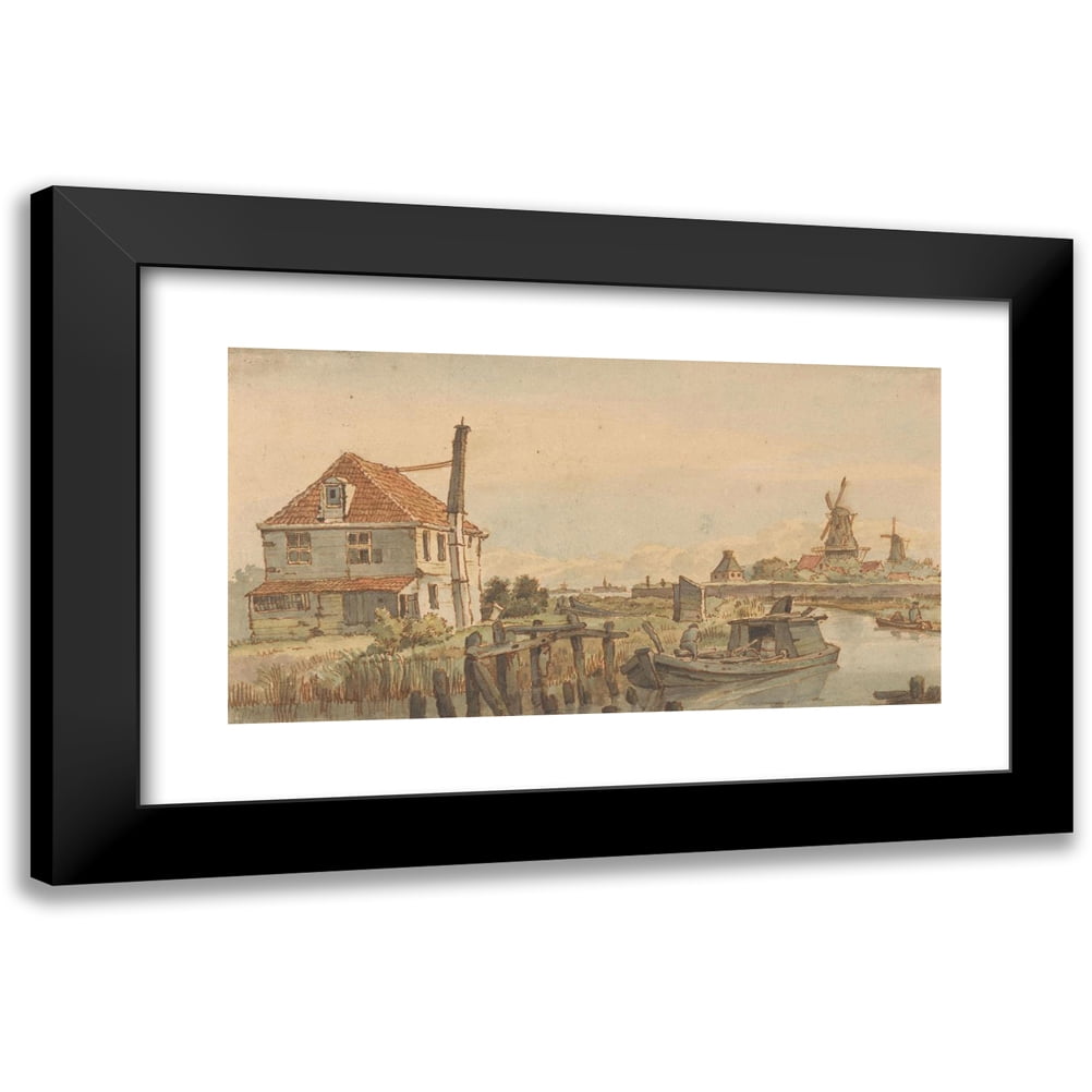 George Pieter Westenberg 14x9 Black Modern Framed Museum Art Print ...