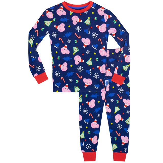 George Pig Boys Christmas Pyjamas Sizes 2T-8 - Walmart.com
