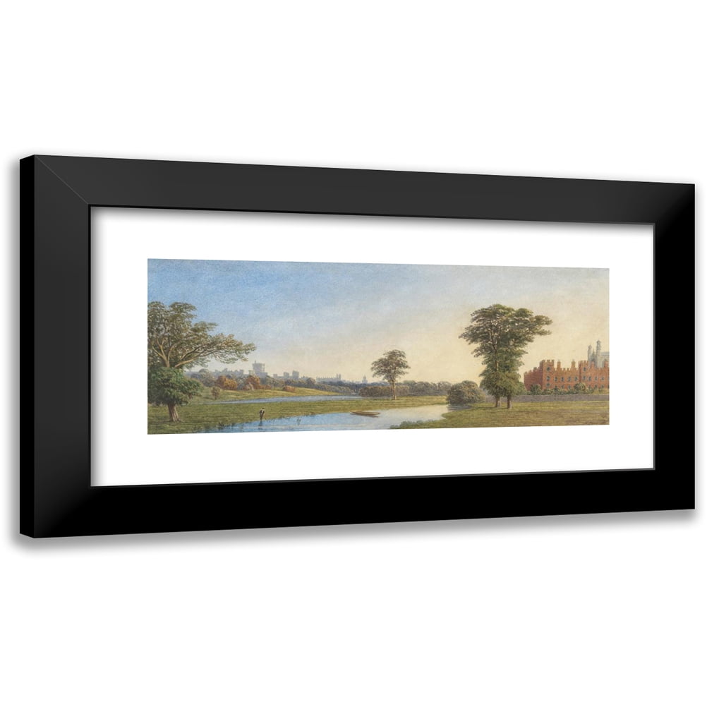 George Pyne 18x9 Black Modern Framed Museum Art Print Titled - Windsor ...