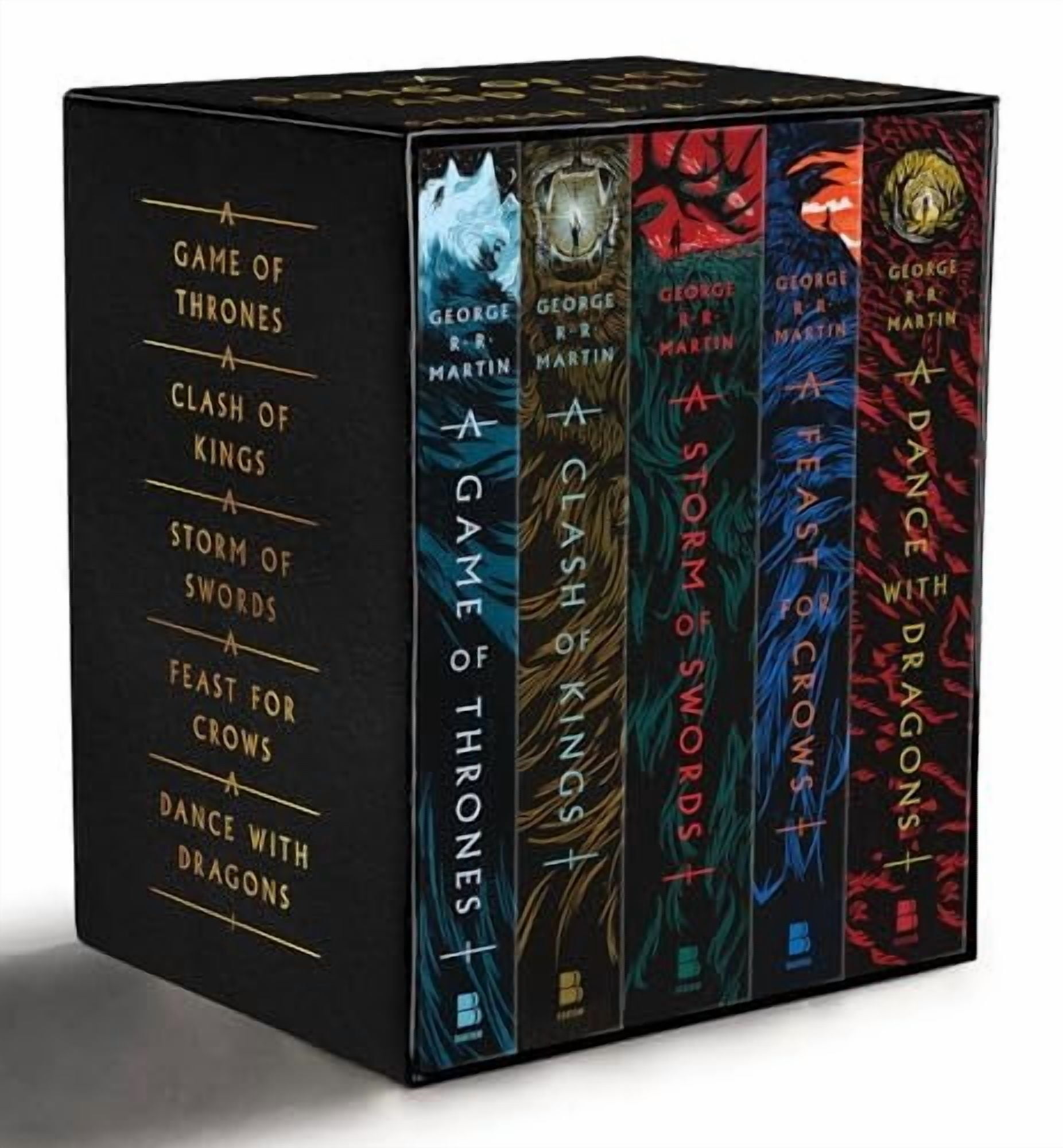 George R. R. Martin's A Game of Thrones 5-Book Boxed Set Song of Ice ...