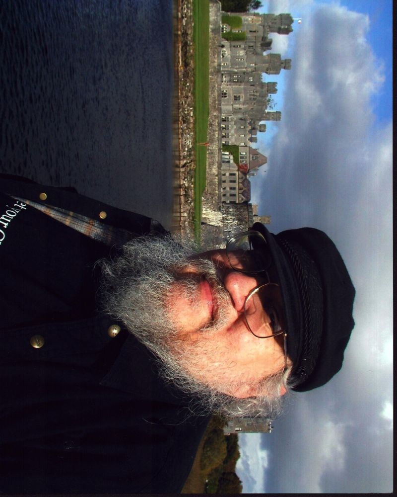 George R. R. Martin I Front Of Castle Photo Print (16 x 20) - Item ...