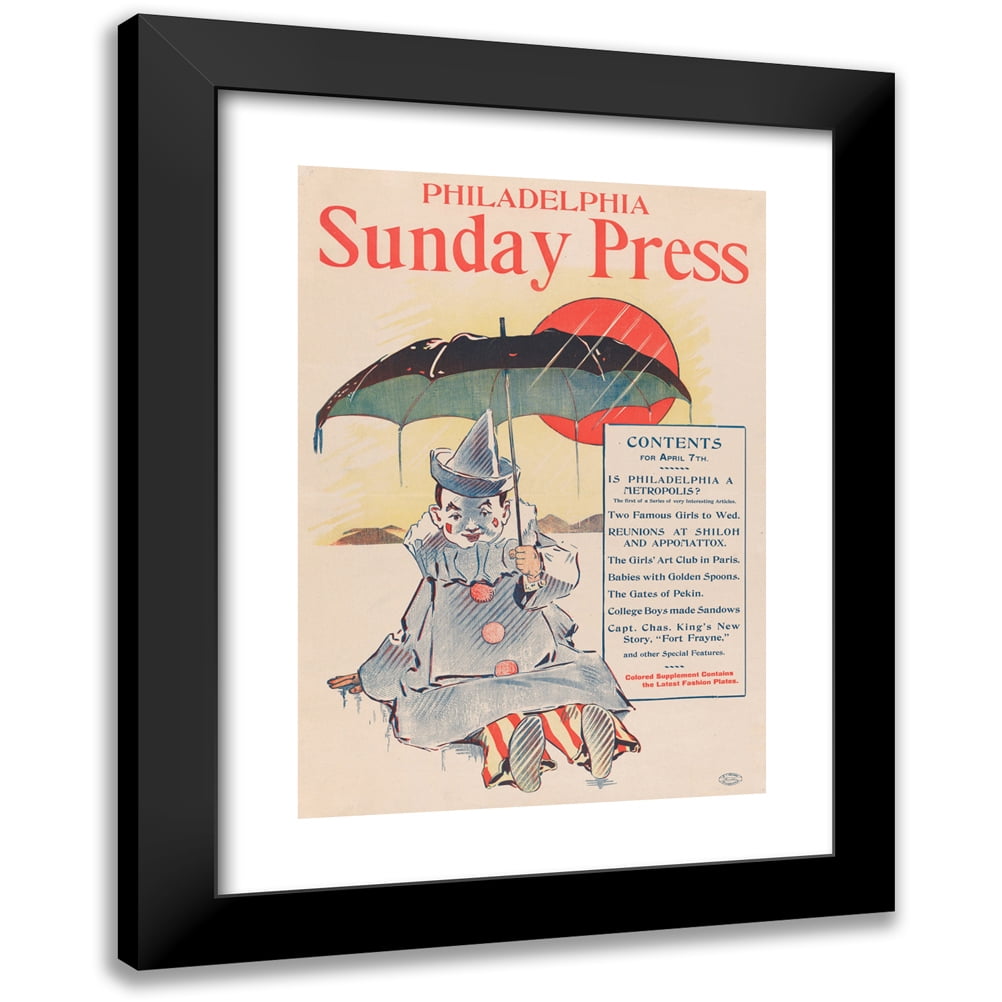 George Reiter Brill 11x14 Black Modern Framed Museum Art Print Titled ...