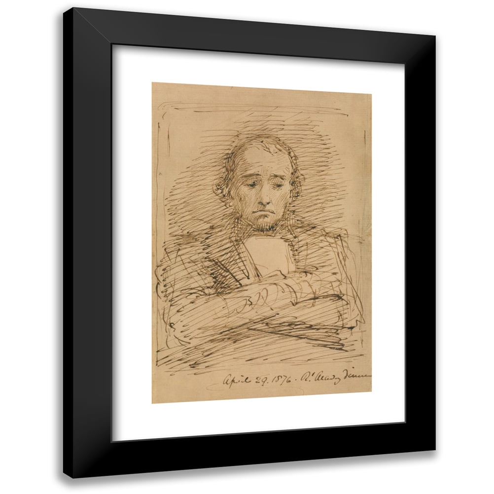 George Richmond 13x18 Black Modern Framed Museum Art Print Titled ...