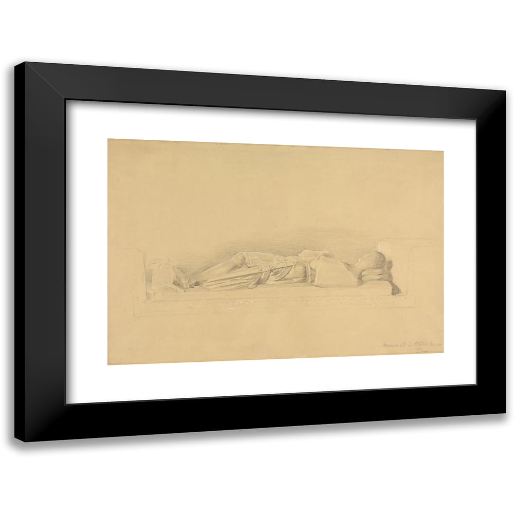 George Richmond 14x11 Black Modern Framed Museum Art Print Titled ...