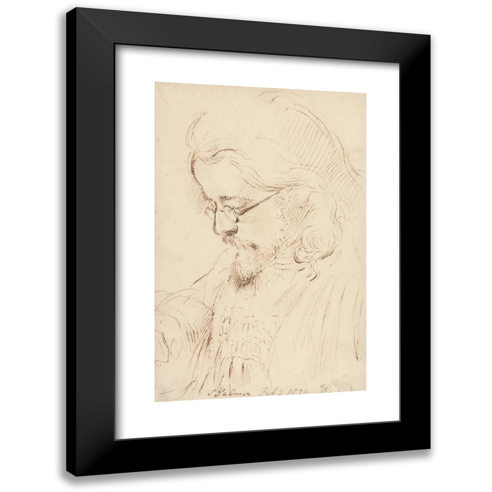 George Richmond 17x24 Black Modern Framed Museum Art Print Titled ...