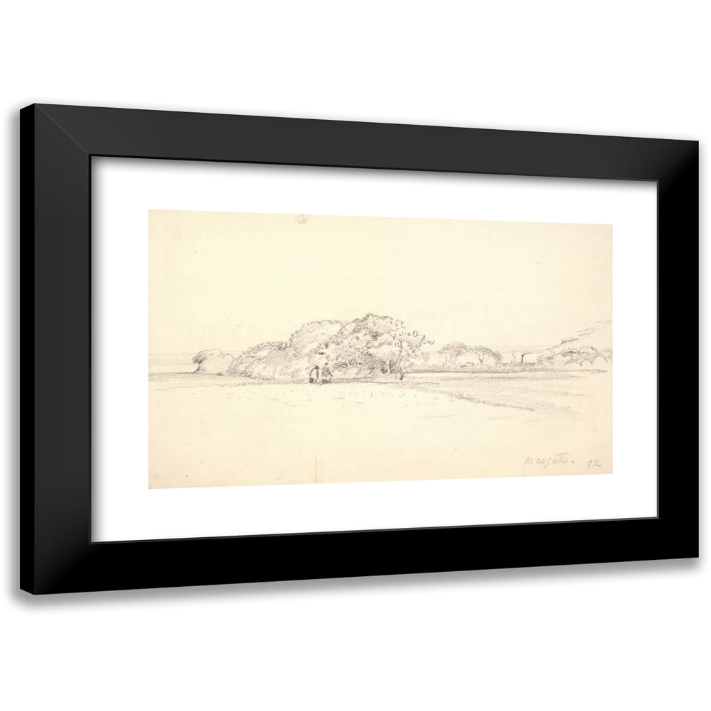 George Richmond 24x16 Black Modern Framed Museum Art Print Titled ...