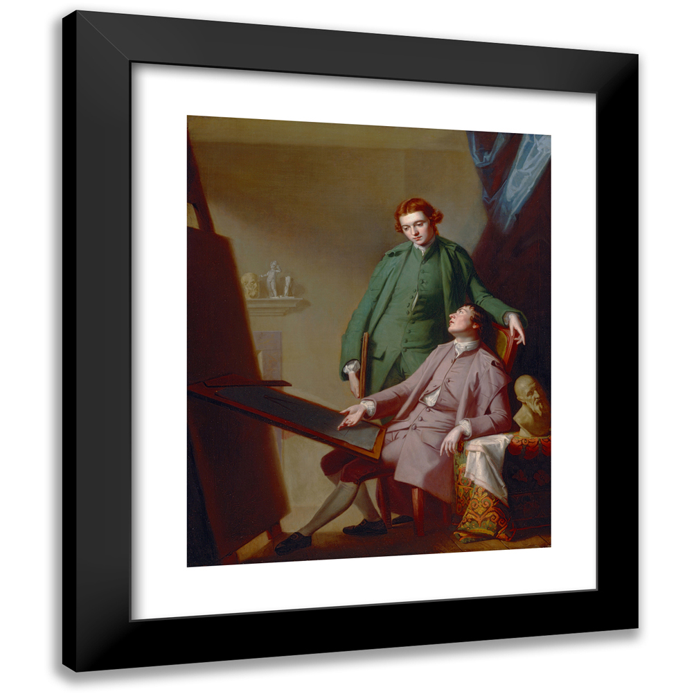 George Romney 12x14 Black Modern Framed Museum Art Print Titled - A ...